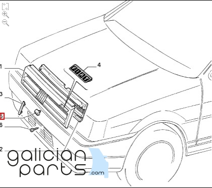 7614013 Pack 2 tacos goma embellecedores Fiat Punto /Tipo /Lancia ...
