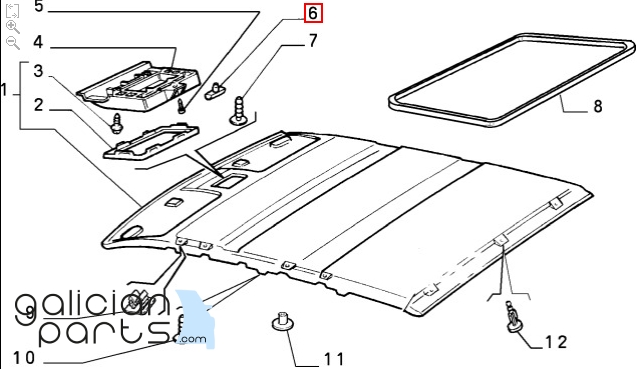 7614013 Pack 2 tacos goma embellecedores Fiat Punto /Tipo /Lancia ...